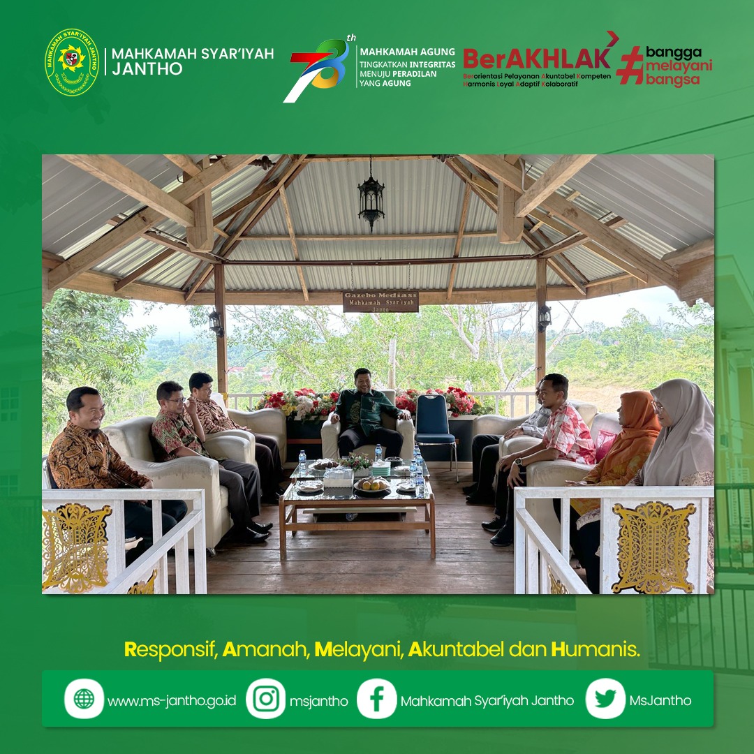 Mahkamah Syar’iyah Jantho dan Badan Pertanahan Nasional Kab. Aceh Besar ...