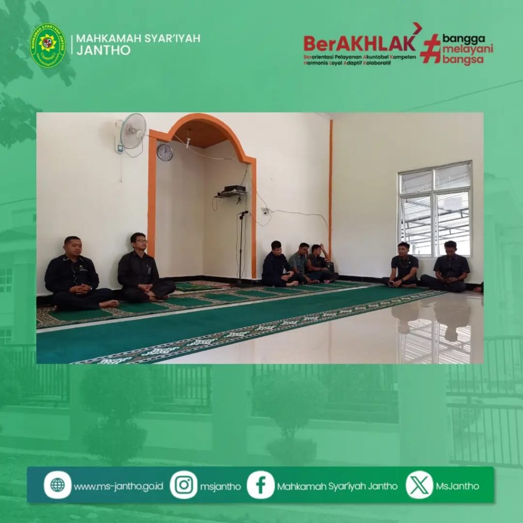 Ceramah Ba’da Dzuhur di Bulan Ramadhan | Mahkamah Syar'iyah Jantho